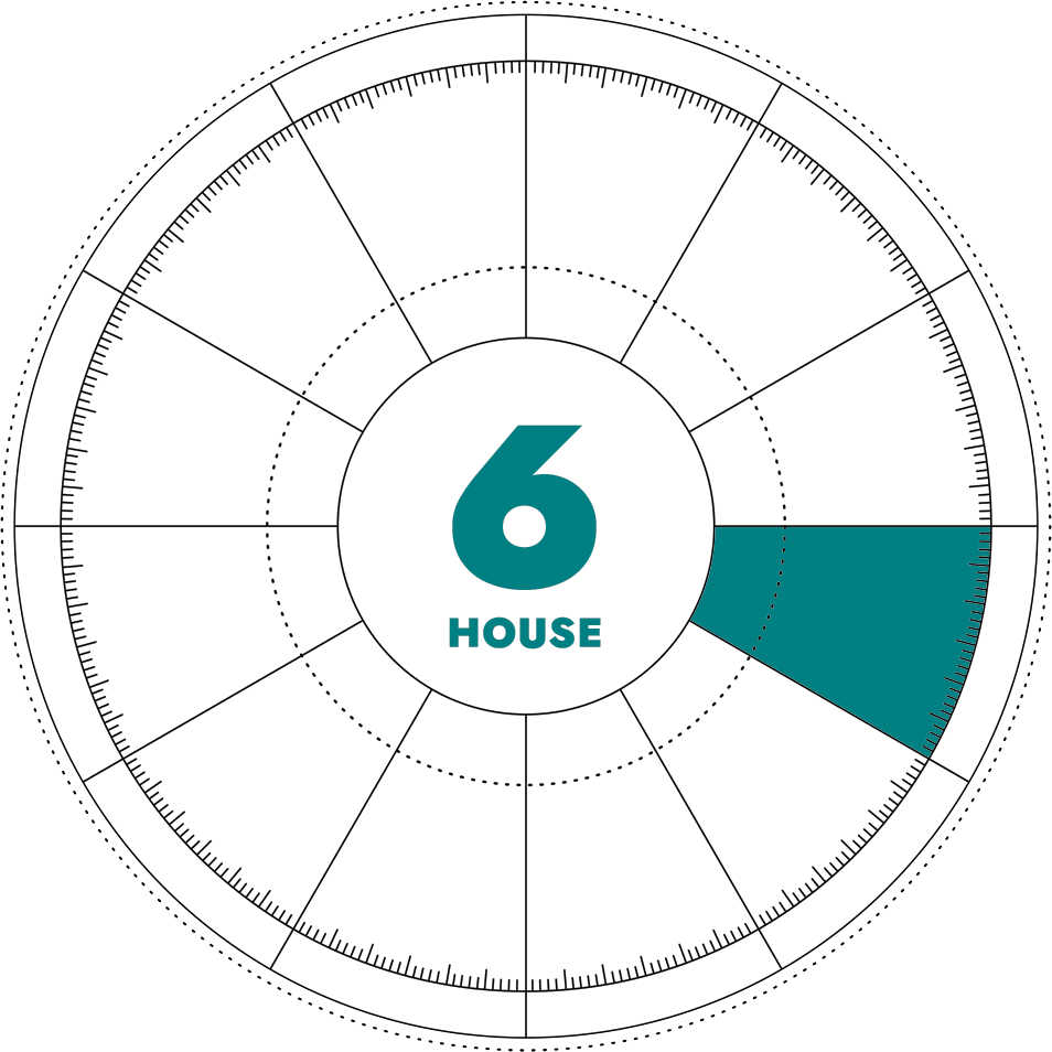 6th House - Reap what you sow - Astrology Wolf